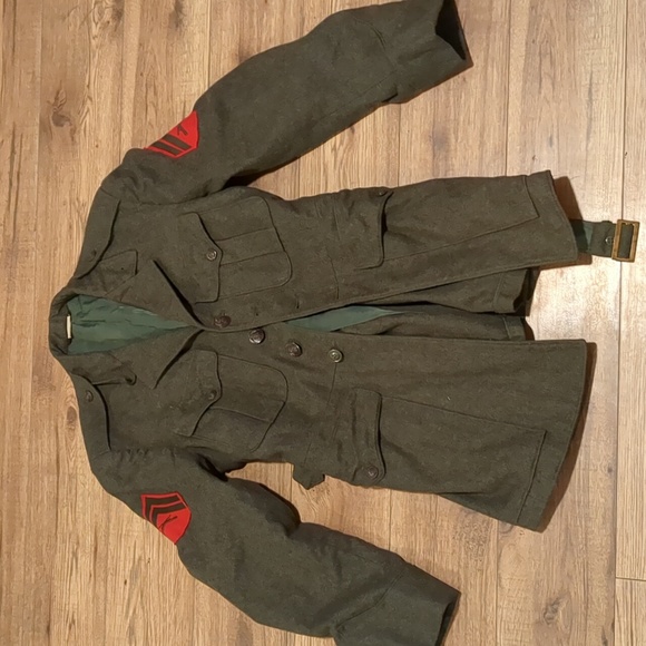 Jackets & Coats | Usmc Marine Corps Alpha Green Service Jacket Military ...